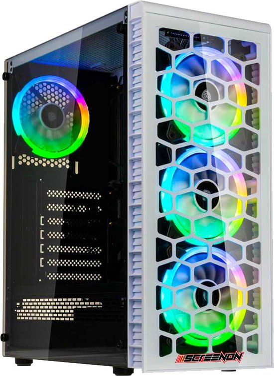 ScreenON - Game Computer / Gaming PC - Ryzen 5 - 500GB M.2 SSD - 16GB ...