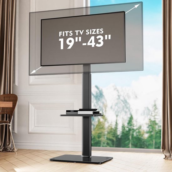 Universele TV Vloerstandaard met 19 tot 42 Inch Flatscreen TV Stand ...