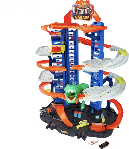 Hot Wheels XXL City Ultimate Garage T-Rex - Met Auto's en Interactieve ...
