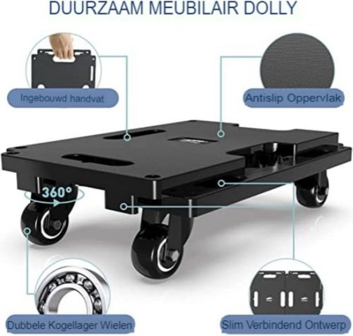 Meubelverplaatser - Meubeltransporter - 2 Stuks - Zwart | bol