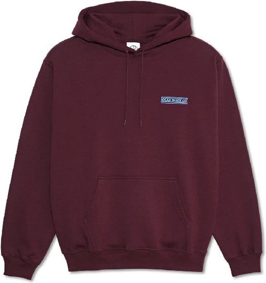 Polar Stretch Logo Dave Hoodie - Dark Wine | bol