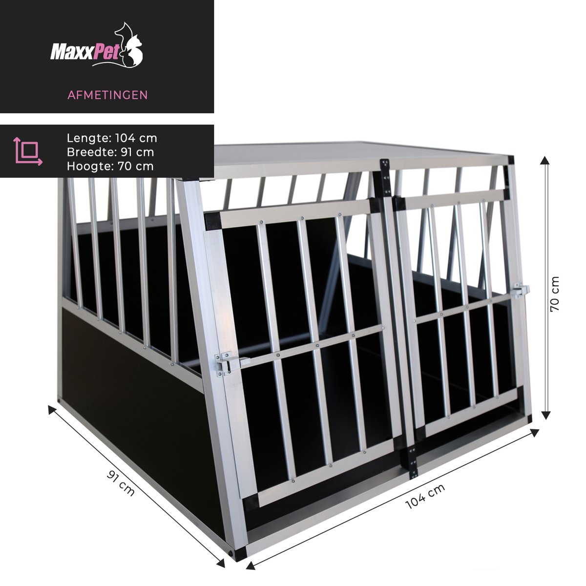 MaxxPet AutoBench voor Hond - Transportbench - Hondenbench voor ...