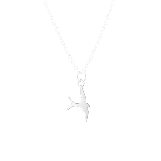 Ketting Zwaluw Vogel | 925 zilver | Halsketting Dames Sterling Zilver ...