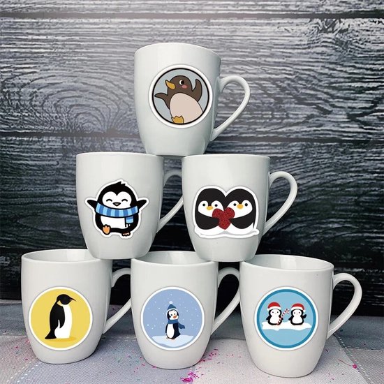 Pinguïns Stickers 50 Stuks | Dieren Stickers | Grappige Stickers | Penguins | Pinguïn... | bol