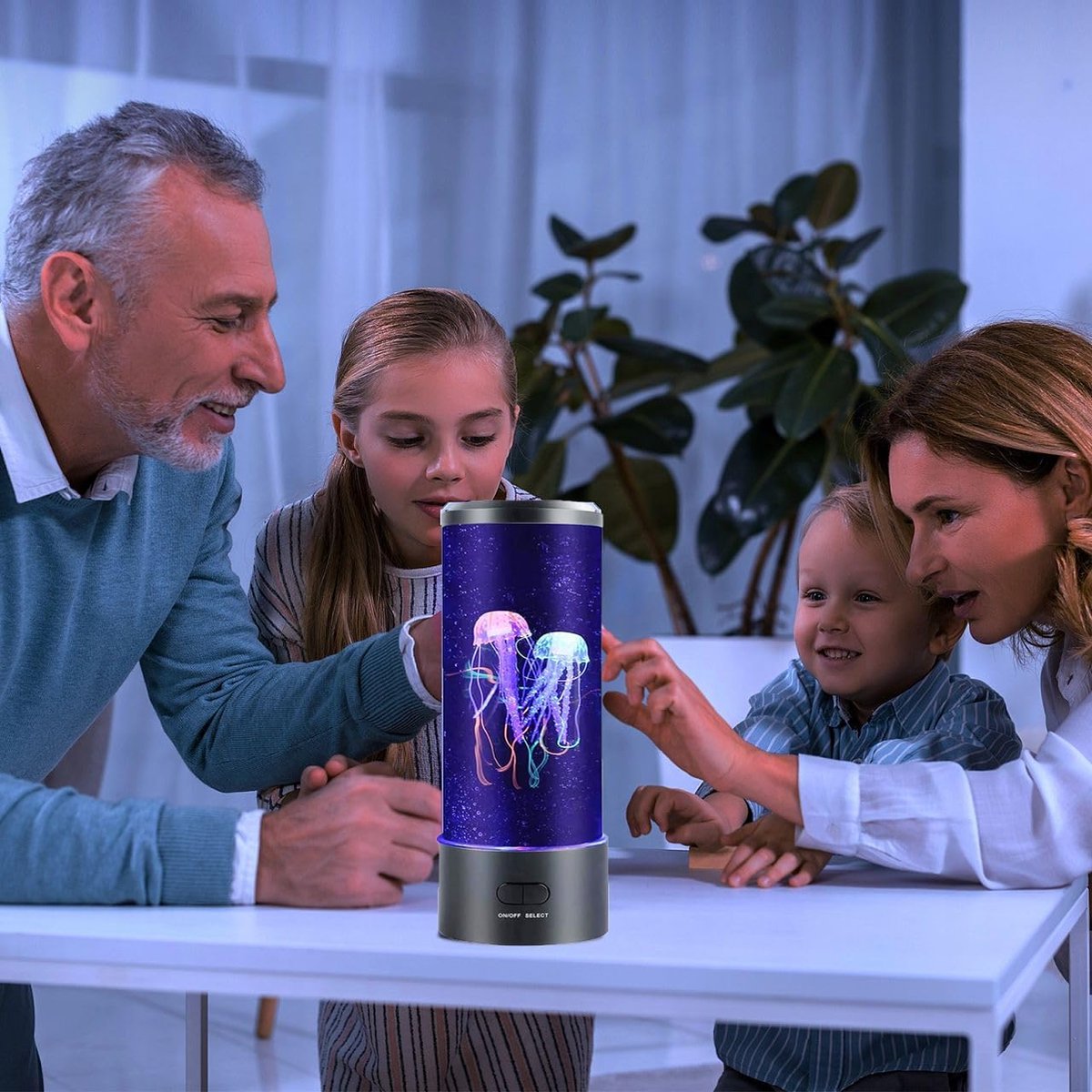 Lavalamp voor Kinderen - 8 Kleuren - 4 Modi - Zwart - Lavalamp - Lava ...