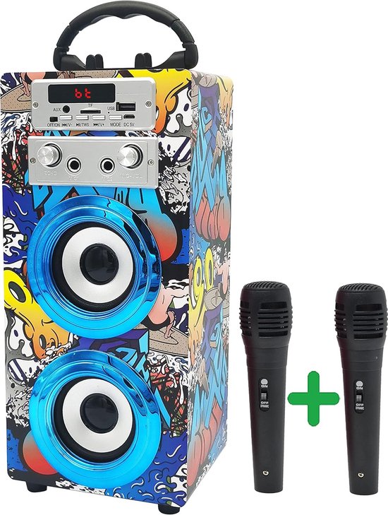Karaoke Set Voor Volwassenen - Karaoke Set Met 2 Microfoons | bol