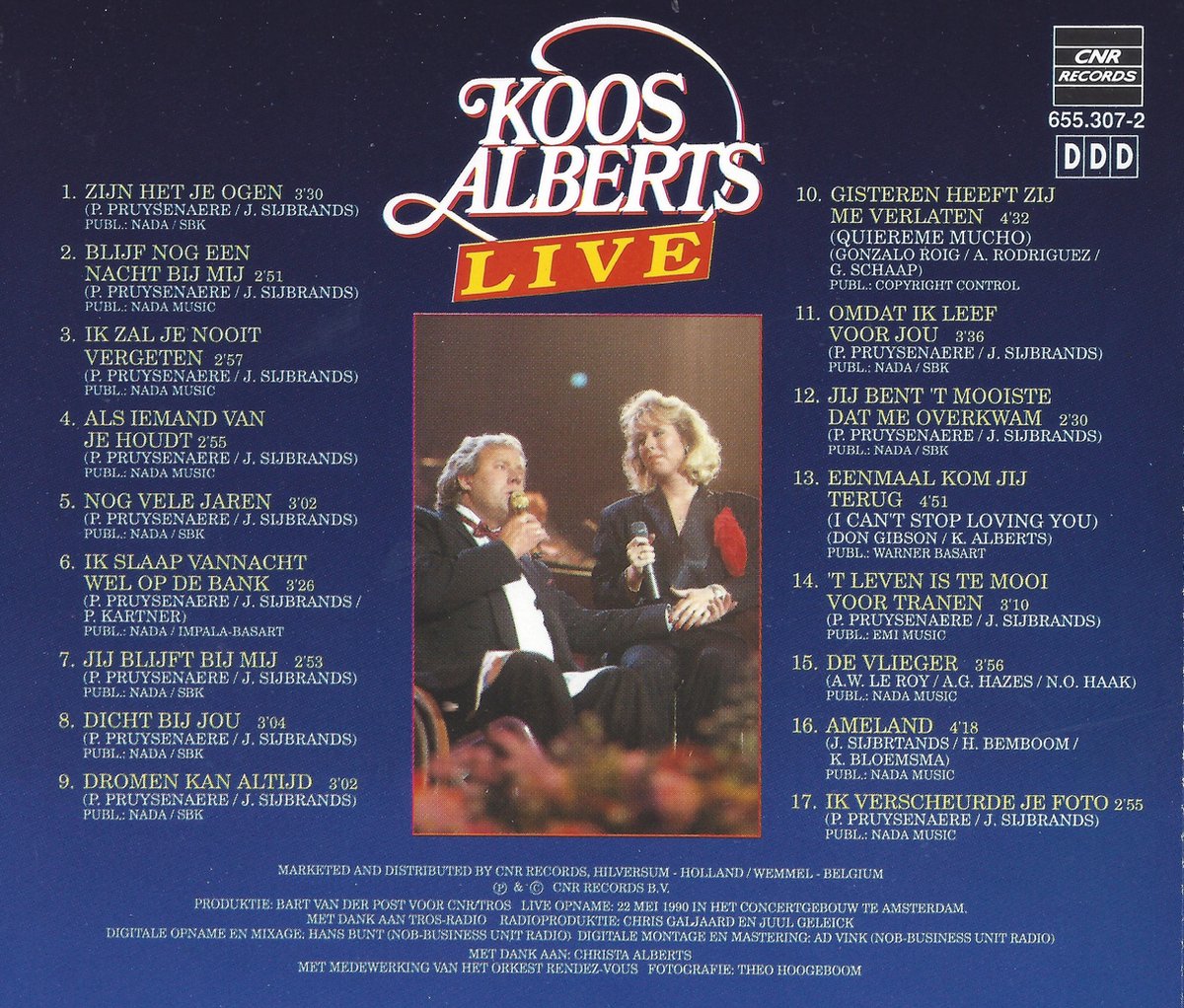 Live, Koos Alberts | CD (album) | Muziek | bol