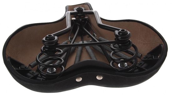 Lepper Zadel Lounger Stadsfiets 25,5 X 5 Cm Zwart | bol
