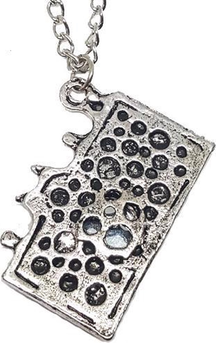 Lange ketting zilver kleur met camera hanger zwart | bol.com