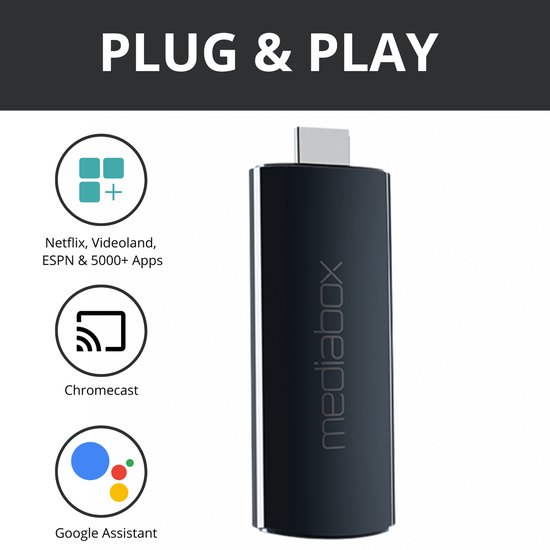 HDMI TV Stick – Chromecast – Chromecast Voor Tv – Google Gecertificeerd ...