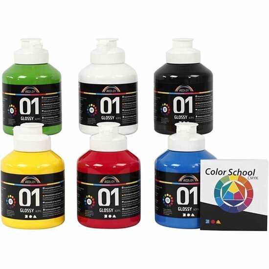 Acrylverf – Glossy Verf – Acrylaatverf – Acrylic paint – Hobbyverf ...