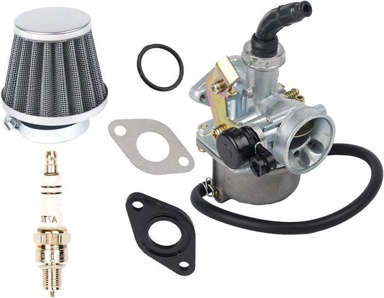 PZ19 mm Kabel Choke Carburateur Carb Luchtfilter Bougie met Pakking O ...