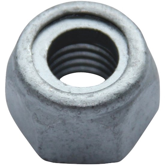 Wurth - ISO 7040 staal 10 zinklamel zilver - Zeskantmoer met klemdeel ...