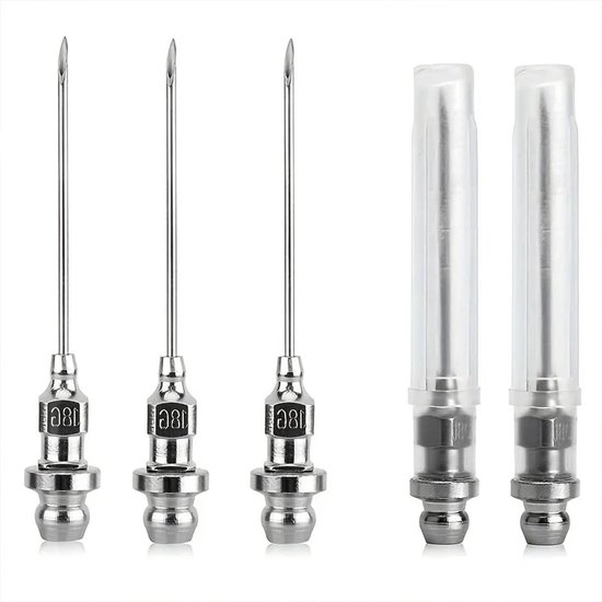 Smeervet-injectornaald draagbare afneembare vetspuitnaald 5 stuks ...
