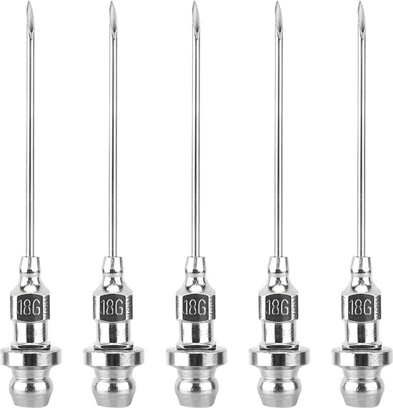 Smeervet-injectornaald draagbare afneembare vetspuitnaald 5 stuks ...