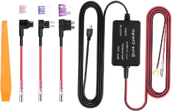 Extended Car Camera Kit - Dash Cam Hardwire en Micro USB Port - Mini ...