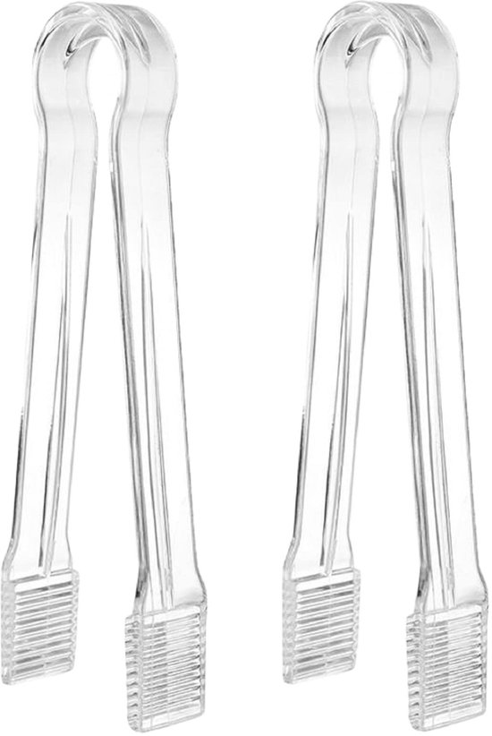 KOLUZ Mini plastic buffet serving tong, klein buffet serving tang set ...