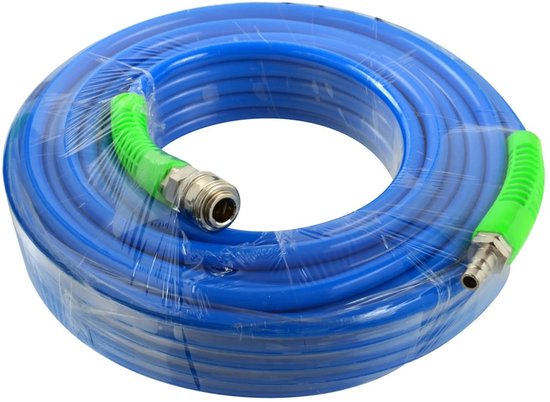 GEKO Luchtslang - Versterkt PU - Flexibel - 20 m - Blauw | bol