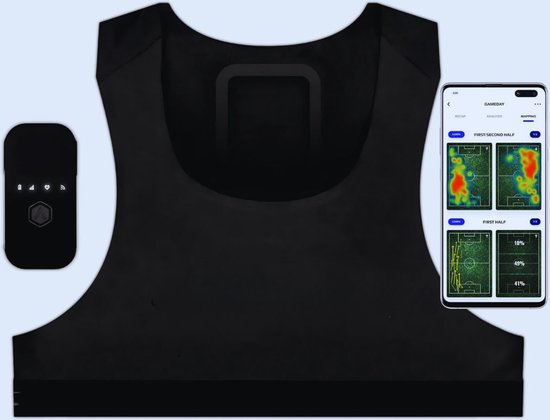 APEX Athlete Series Football GPS Tracker vest - Voetbal & Rugby ...
