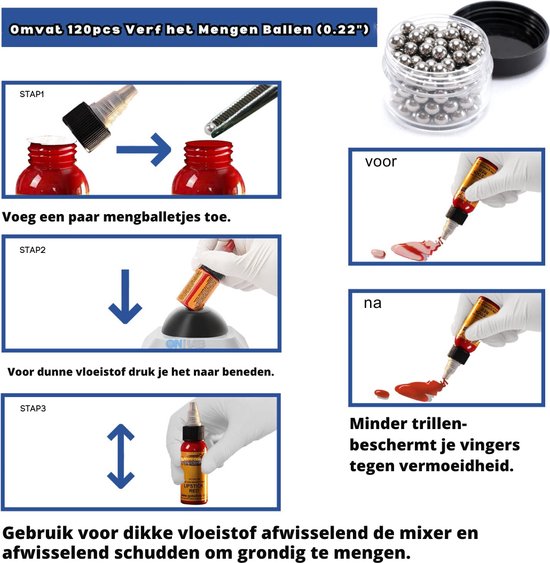 Mini Vortex Mixer - Lab Mixer – Paint Shaker - Nagellak Schudder | bol