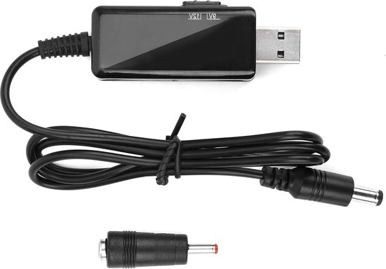 DC-kabel 5V naar 12V USB - Power Bank - 5V naar 9V 12V Step-up - Digitale Display -... | bol