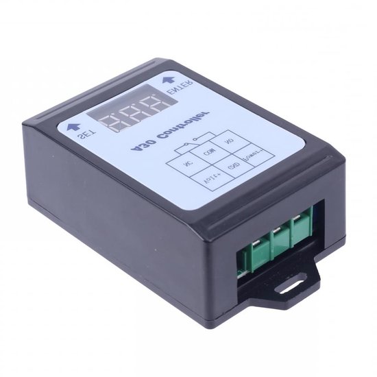 Voltage monitoring module with delay - DC 0-99.9V programmable relay ...