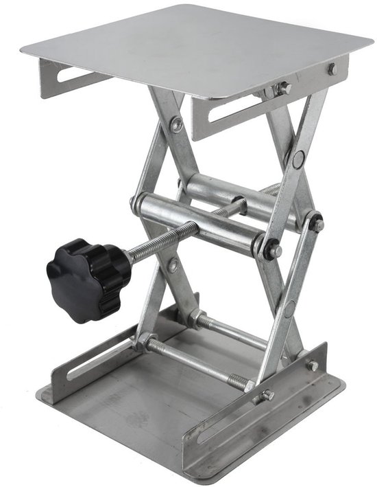 Lab Jack RVS Lab Stand Tafel 100 x 100 mm Rack Schaar Lab Lift Lifter ...
