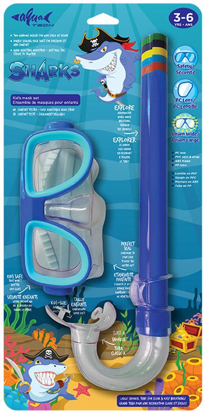 Snorkelset Sharks | bol