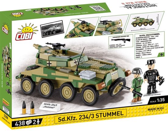 COBI SD.KFZ 234/3 Stomp - COBI-2288 | bol