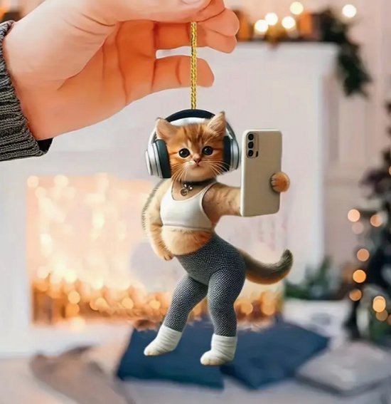 Schattig sleutelhanger katje "annabelle" | bol