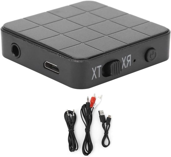 Draadloze Bluetooth 5.0 Audio Zender Ontvanger 2 in 1 TV Computer Adapter - Audio... | bol