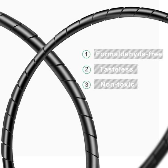 Kabelslang en Organiser - Kabelbescherming voor Diverse Diktes - 10 ...