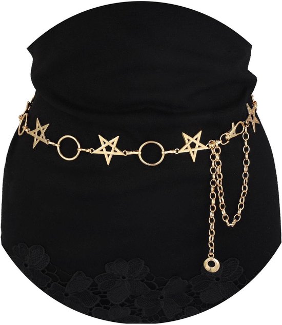 Verstelbare Punk Kettingriem met Y2K Tailleband voor Dames - Legering ...