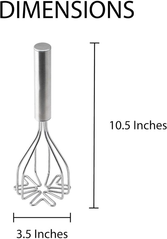 Keuken 2-in-1 Aardappelstamper, Roestvrij Staal-Roestvrijstalen ...