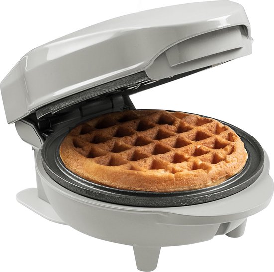 Mini Wafelijzer - 550W - Antiaanbaklaag - Perfecte Mini Wafels - Grijs ...