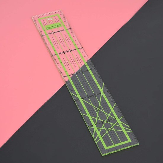 Hot Zoom Ruler for Quilting - High Transparent Tailor with Clear Grid ...