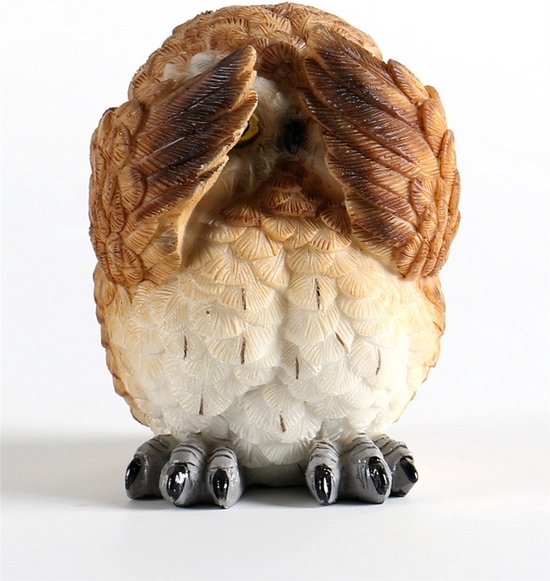 Set van 3 Uilen 14cm, Horen Zien en Zwijgen | bol