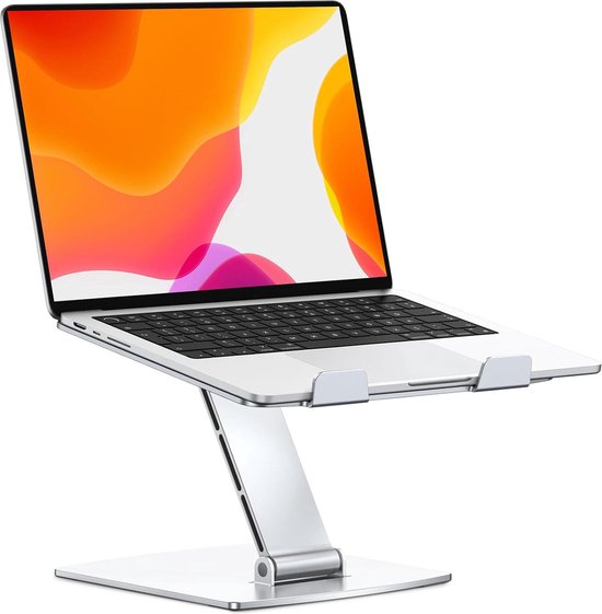 Verstelbare Aluminium Laptopstandaard - Ergonomisch en Opvouwbaar - 1 ...