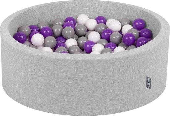 KiddyMoon ballenbad OK30D, 90x30cm, 200 ballen ∅7cm, rond ballenbad met ...