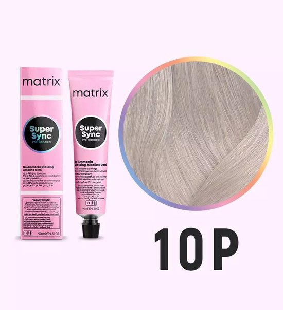 Matrix - SuperSync Pre-Bonded - 10P/10.9 Extra Licht Blond Parel - 90ml ...