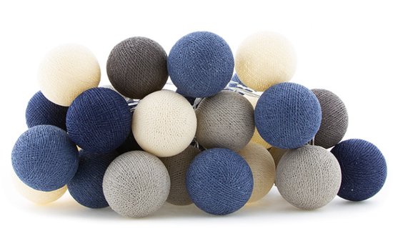 Cotton Ball Lights - LED lichtslinger voor binnen - Handgemaakt en ...