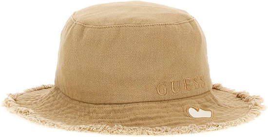 Guess Fedora Hat Dames Hoed - Natural - Maat L | bol