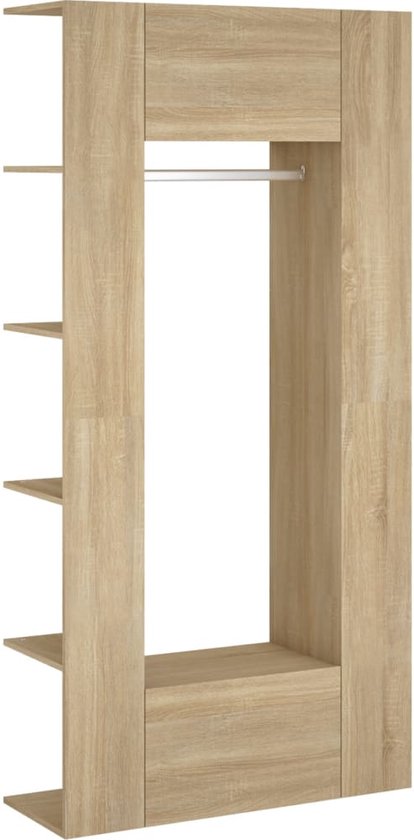 vidaXL Gangkasten - 2 st - Sonoma Eiken - Hout Gangkast - Bergruimte ...