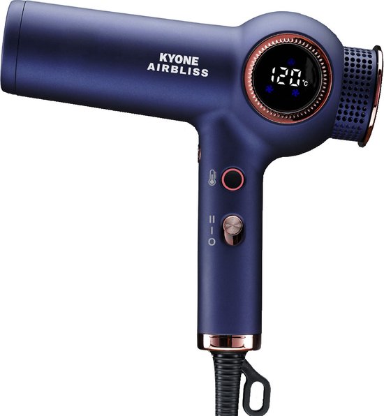 KYONE - Airbliss Hair Dryer - Blauw | bol