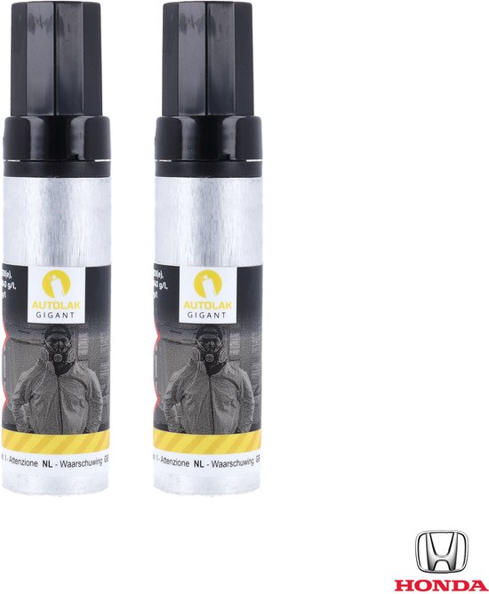 HONDA - lakstift (set)- NH883P - PLATINUM WHITE-MET. | bol