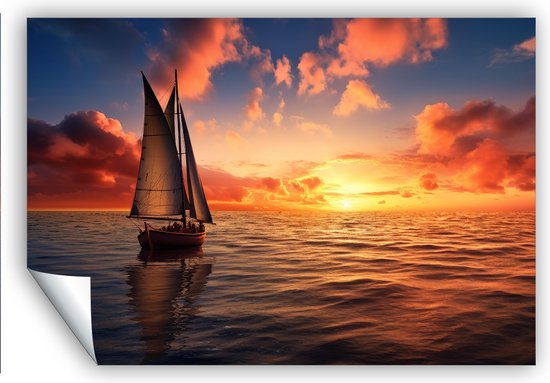 Zeilboot Poster - Boot - Zee - Schilderij - Foto - Print - Groot ...