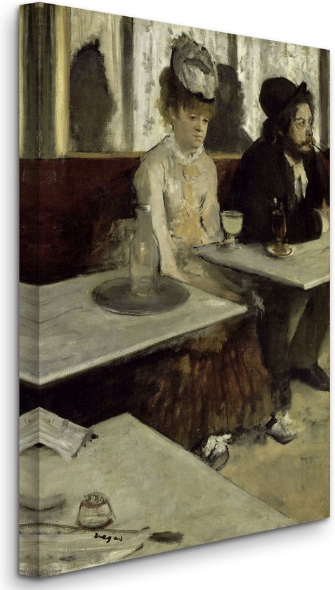 Edouard Manet, The Absinthe Drinker - De absintdrinker (1859) - 3:2 | bol