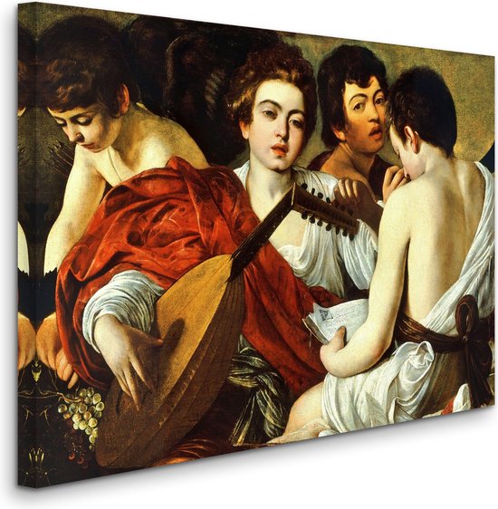 Caravaggio - The Musicians - De muzikanten (1595) - 2:3 | bol