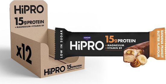DANONE HiPRO Bars Proteïnereep - Banaan & Choco - 12 repen | bol