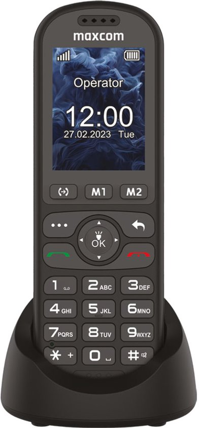 Maxcom MM39D SE draadloze huistelefoon voor simkaart 4G | bol
